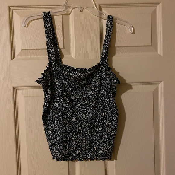 American Eagle Outfitters | Tops | American Eagle Lettuce Edge Tank ...